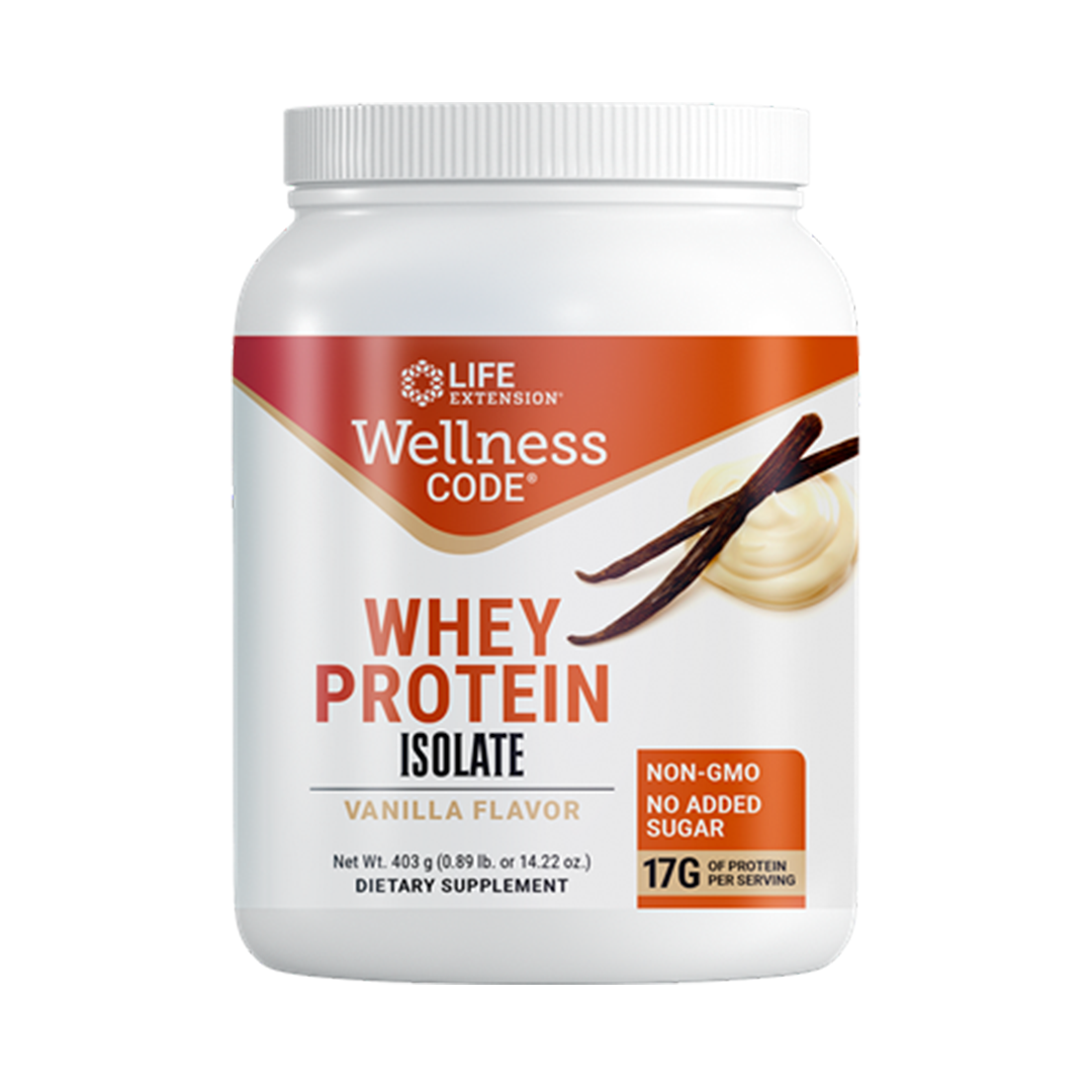 Whey Protein Isolate Vanilla Flavor .454 grs - 🥇 BH Organic